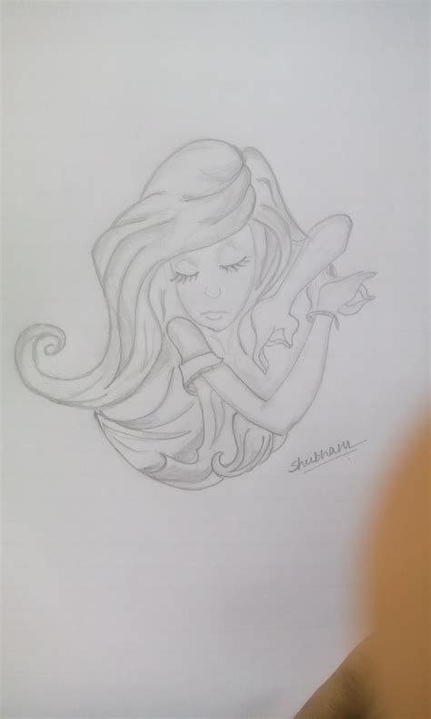 Shyness Sketches Female Sketch Art