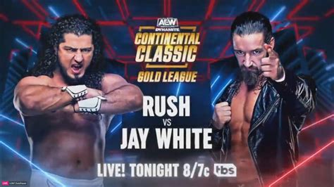 Rush Vs Jay White Jon Moxley Vs Mark Briscoe Swerve Strickland Vs