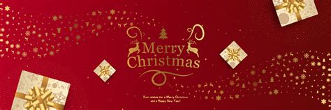 메리 크리스마스와 새해 복 야 빨간색 배경에 선물 활과 리본비문과 사슴 인사말 카드 플랫 벡터 일러스트 Eps10 겨울에 대한 스톡 벡터 아트 및 기타 이미지 Istock