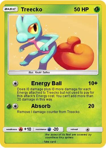 Pokémon Treecko 230 230 Energy Ball My Pokemon Card Pokémon Treecko 230 230 Energy Ball My Pokemon Card