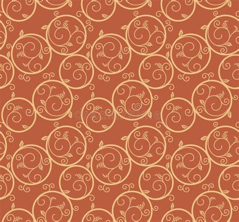 Japanese Curl Flower Circle Vector Seamless Pattern Stock Vector Illustration Of Pattern Japanese Curl Flower Circle Vector Seamless Pattern Stock Vector Illustration Of Pattern