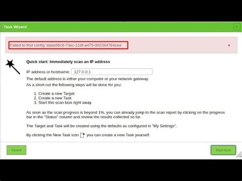 SCAP Database Is Required OpenVas GVM YouTube