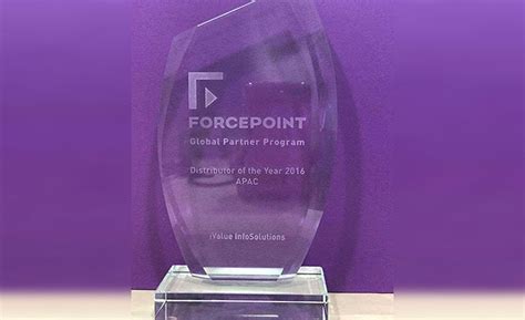 Ivalue Infosolutions Ivalue Receive Award Forcepoint Awarded Ivalue Best Value Added