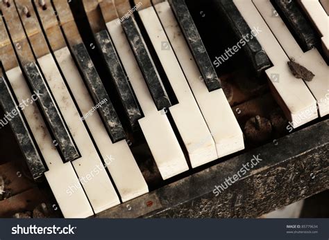 Broken Piano Keyboard Stock Photo Edit Now Shutterstock