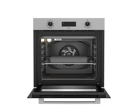 Dbo496 Defy 60cm Slimline Thermofan Eye Level Oven Stainless Steel