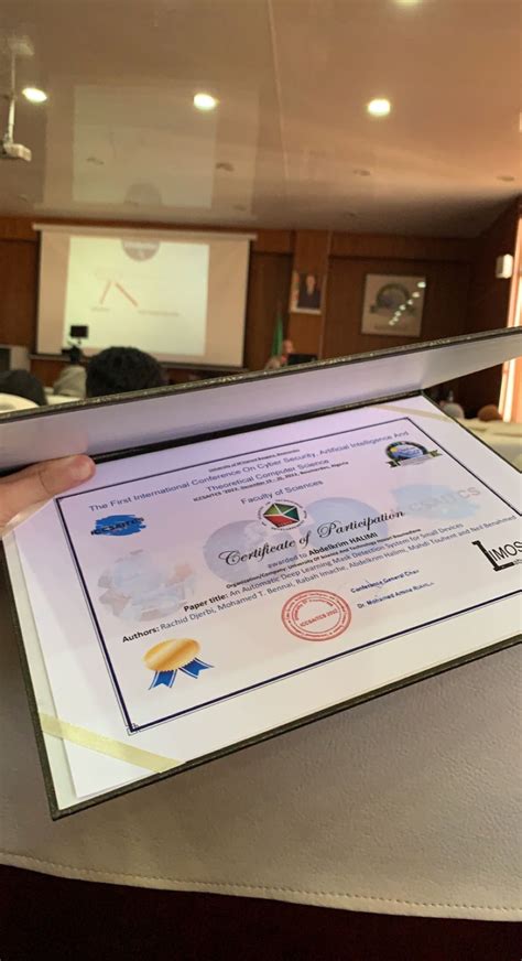 Abdelkrim Halimi On Linkedin Ai Deeplearning Iccsaitcs 10 Comments