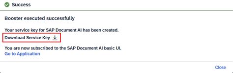 Use Trial To Set Up Account For Document Information Extraction And Get Service Key Sap Tutorials