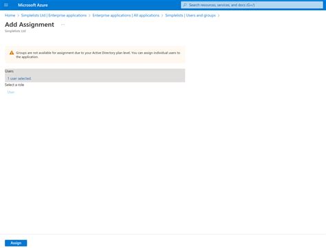 Configuring Azure For Simplelists SAML Authentication Simplelists