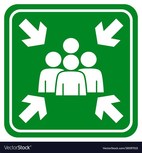 Emergency Assembly Point Sign Board Vector Royalty Free 55 Off