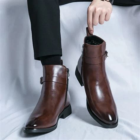 Alessandro Whitmore Luxury Leather Boots For Men Mary Yeager