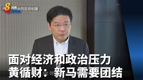 面对经济和地缘政治压力 黄循财：新马需要团结一致 Youtube