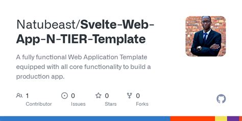 GitHub Natubeast Svelte Web App N TIER Template A Fully Functional