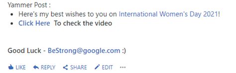 Yammer Message With Html Tags Doesnt Render Propertly Microsoft Qanda