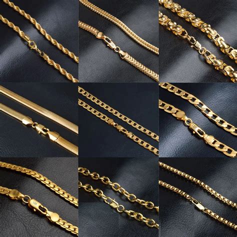 Luxury 18k Gold Plated Stainless Steel Chain Thick From Championringssclub 844 Dhgatecom