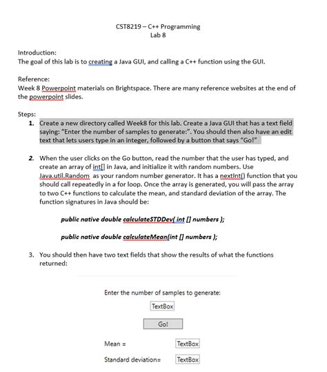 CST8219 C Programming Lab 8 Introduction The Goal Chegg
