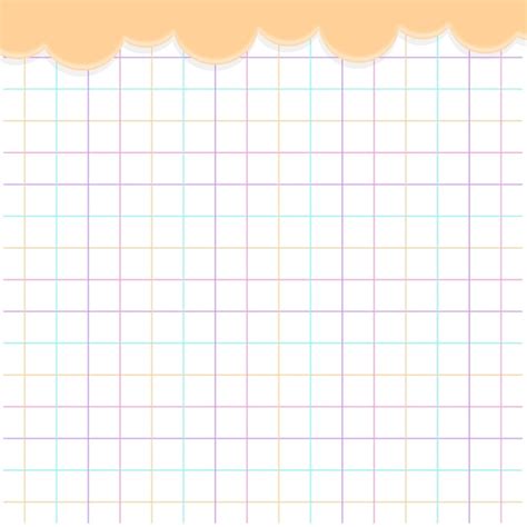 귀여운 배경 그리드 패턴 터 프리미엄 벡터