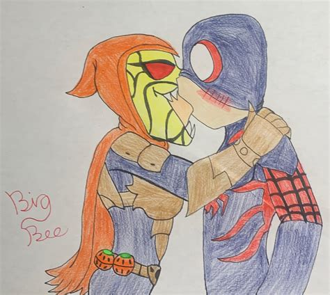 Spider Surprise Kiss C By Bigbee17 On Deviantart