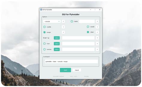 Gui For Pyinstaller Based On Modern Theme For Tkinker The Easy Way