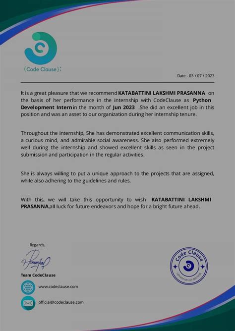 Prasanna Katabattini On Linkedin Internship Codeclause Python