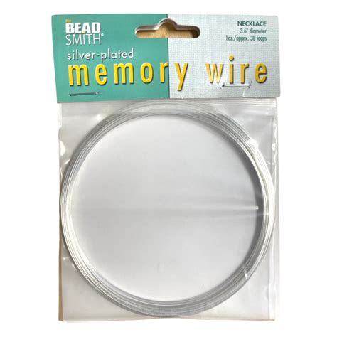 Silver Plated Memory Wire 2 5 And 3 6 Sizes Beadsandbrushstrokes