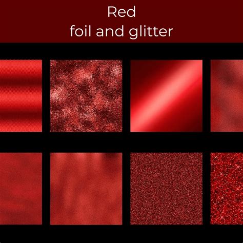 Red Glitter Texture