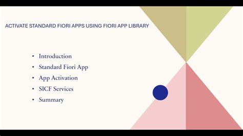 How To Activate Standard Fiori App Using Sap Fiori App Library