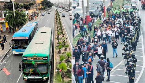 Segundo Día De Paro Transportistas En Lima Norte Exigen Seguridad Ante