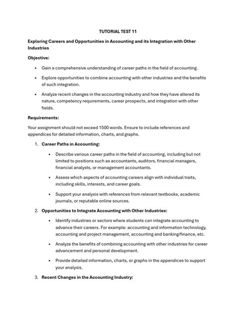 Tutorial Test 11 Pdf Accounting Financial Analyst