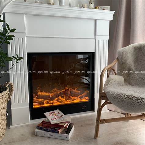 고심 인테리어 벽난로 콘솔 모형 장식장 위시버킷