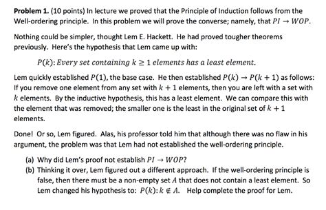 solved problem 1 10 points in lecture we proved that the