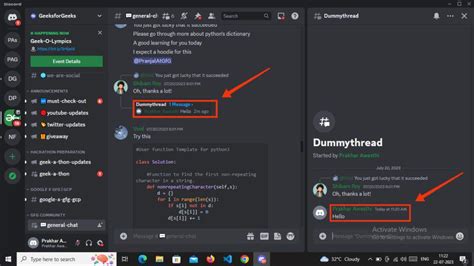 How To Create A Conversation Thread In Discord GeeksforGeeks