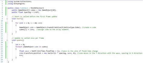 Game Programming Unit 1 Lesson 6 C 1 D Arrays And Iterations