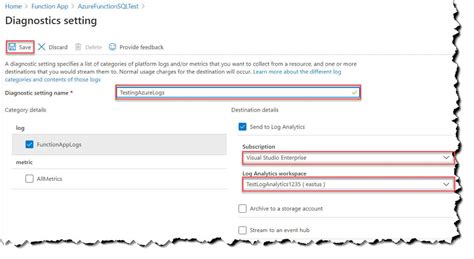 Azure Function Monitoring Azure Lessons
