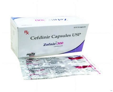 Cefdinir Capsules 300 Mg Mits 10x10 At ₹ 2830 Box In Panchkula Id 23026284788