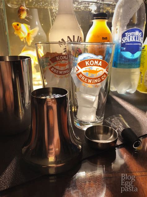 말리부와 파인애플 주스 칵테일 제조법 3가지 블루 하와이안 말리부 선셋 더 말리부 블루 하와이 레시피 만들기 이케아 쉐이커 지거 다이소 푸어러 사용 리뷰