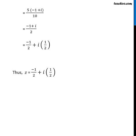 Question Find Modulus Argument Of I I