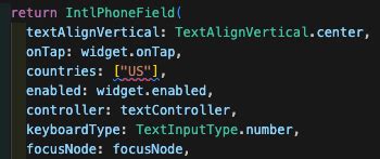 Dart How To Disable Country Selection Using Intlphonefield Flutter Stack Overflow