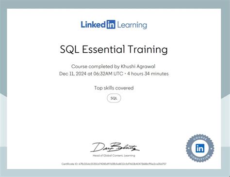 Sql Databasemanagement Learning Professionaldevelopment