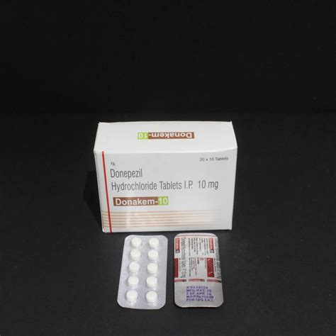 Donepezil Hcl 10 Mg Tablet At ₹ 150stripe Donepezil Hydrochloride Tablet In Kalol Id