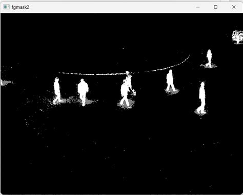 opencv python 视频前后景分离 寒水浮云 博客园