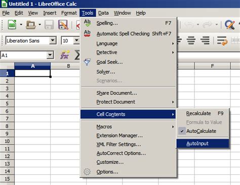 Disable Autocomplete In LibreOffice Calc Super User