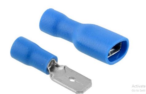 50pcs Blue Insulated Wire Cable Connector Male Female Darazpk