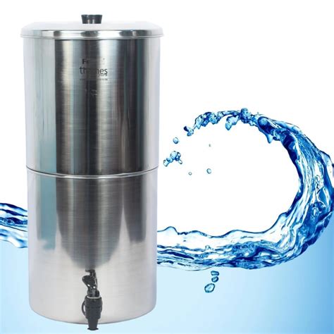 Ferrum Thamespure Water Filter Stainless Steel Non Electric 2 Ceramic