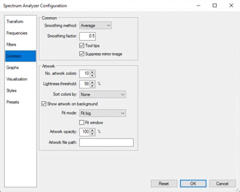 Foobar2000componentsspectrum Analyzer Foovisspectrumanalyzer Hydrogenaudio Knowledgebase