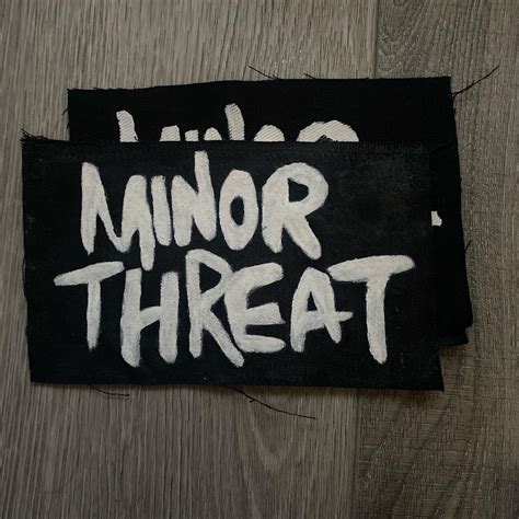Minor Threat Patch Depop