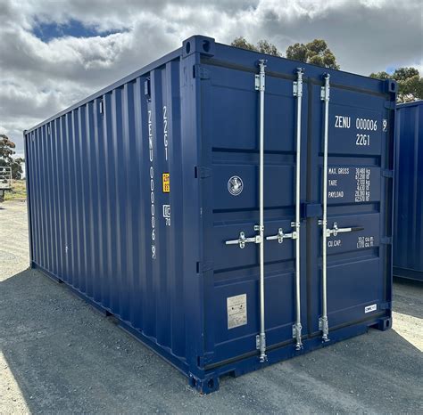 20 Shipping Containers New Builds Navy Blue