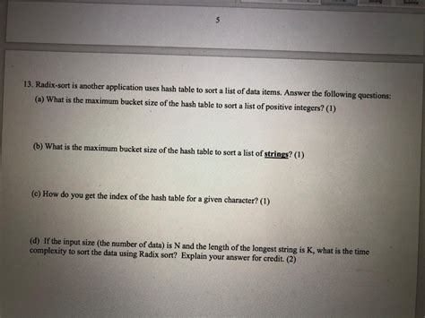 Subtitle 5 13 Radix Sort Is Another Application Uses
