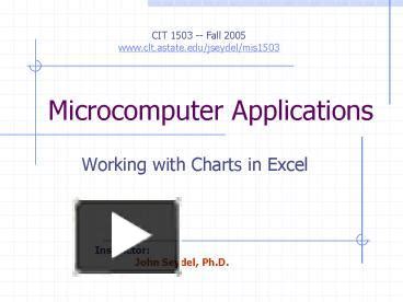 Microcomputer Applications Presentation Free To View