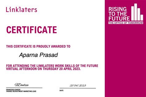 aparna prasad on linkedin at the start of the year i participated in the linklaters rising to the…