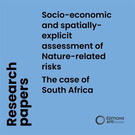 Editions Agence Française De Développement On Linkedin Socioeconomic And Spatially Explicit